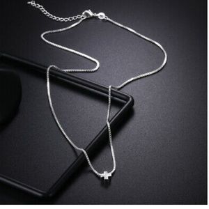 Jewelry | Nwt Pretty 925 Silver Wedding Cute Cross Necklace | Poshmark